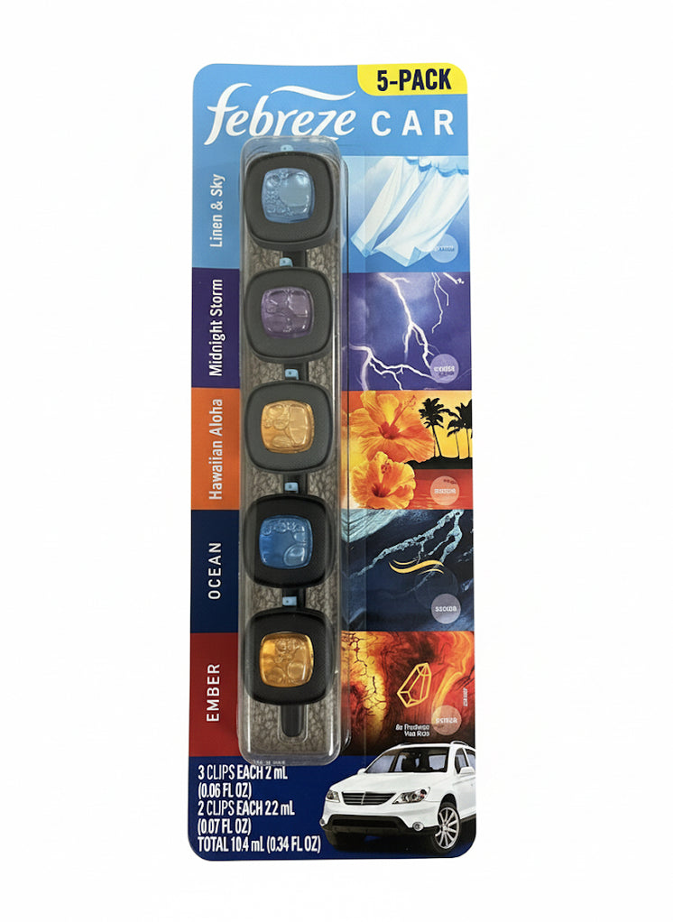 Febreze Mini Car Air Freshener 5 Pack TCC852 |TOUCHANDCATCH NZ | Touch ...